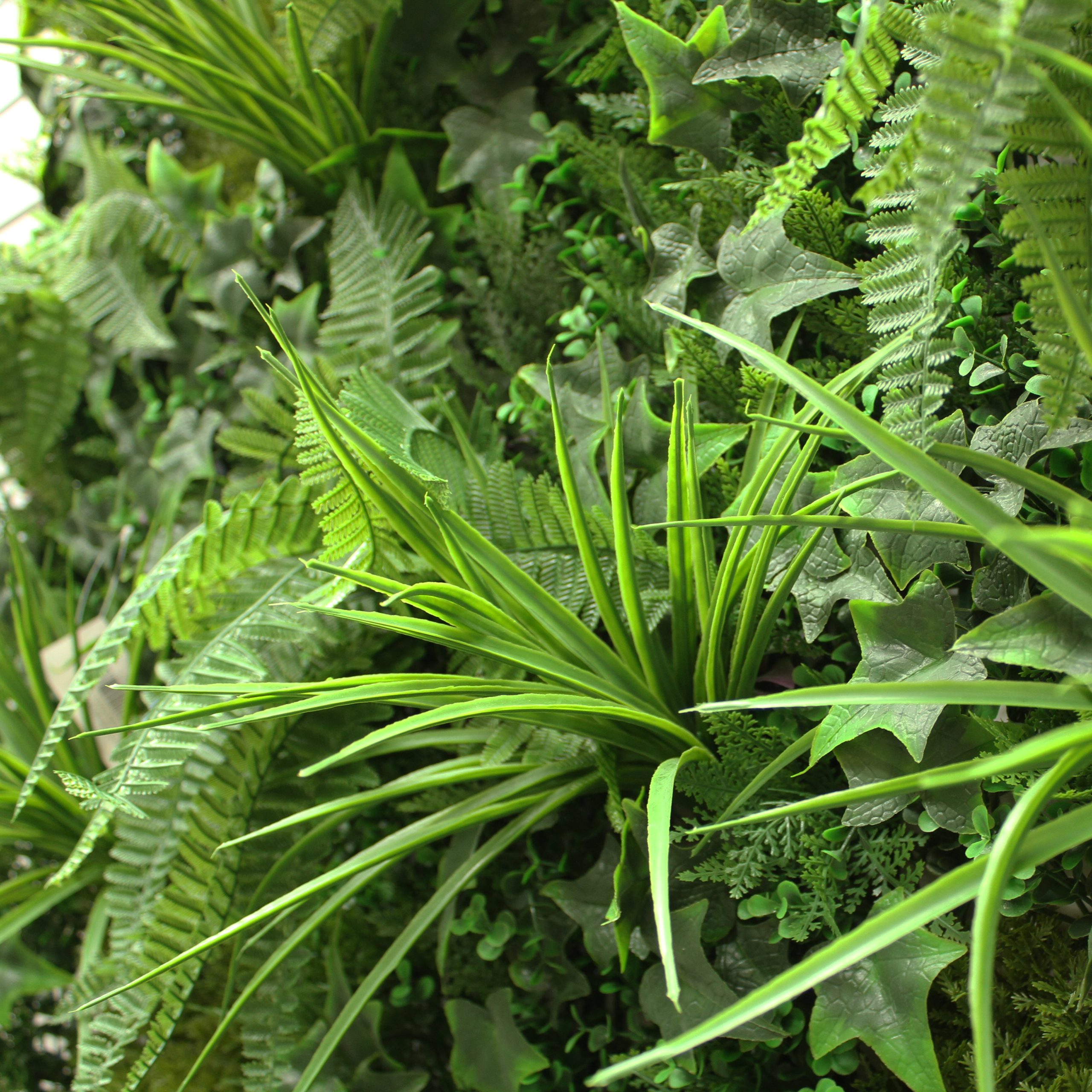 anthurium-verticial-garden-close | Artificial Plants Online